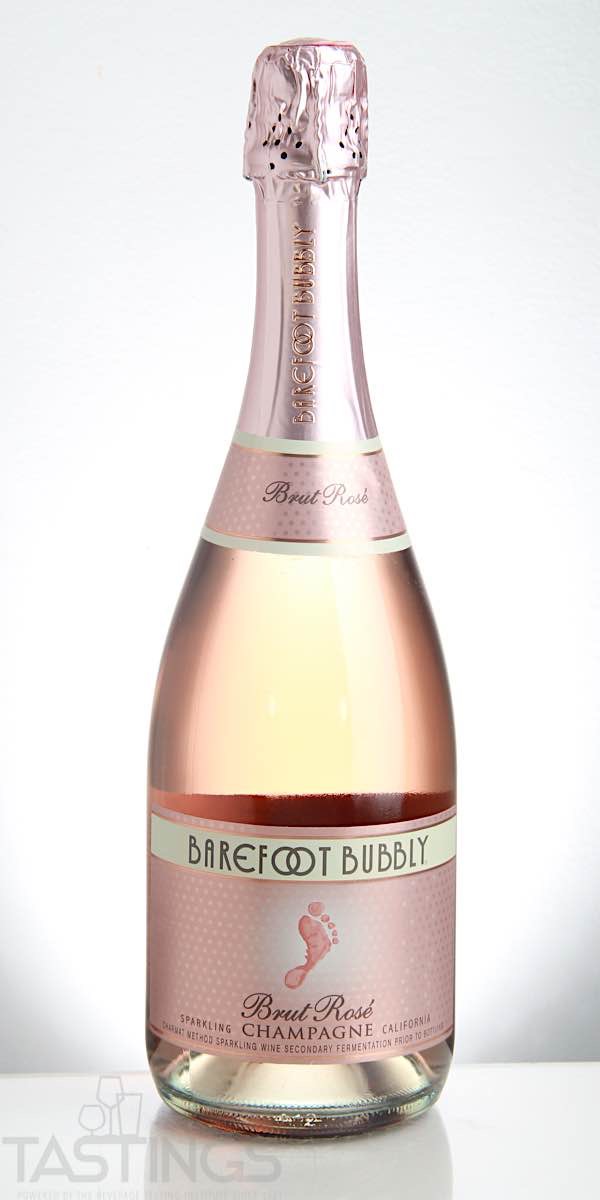 Barefoot Bubbly NV Sparkling Brut Rose California USA Wine Review | Tastings
