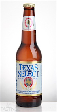 Texas Select Non Alcoholic Malt Beverage USA Beer Review | Tastings