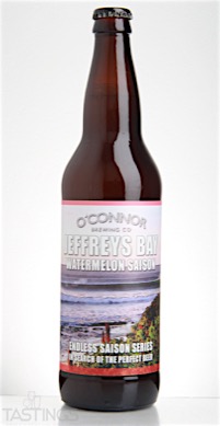 O Connor Brewing Company Jeffreys Bay Watermelon Saison USA Beer Review ...