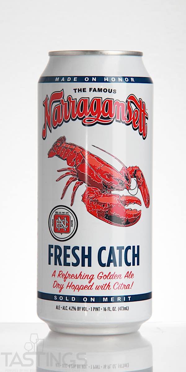 Narragansett Brewing Company Fresh Catch Blonde Ale USA Beer Review ...