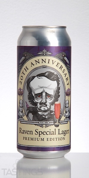 RavenBeer 20th Anniversary Raven Special Lager USA Beer Review | Tastings