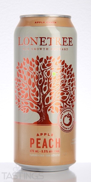 Lonetree Cider Co Peach and Apple Dry Cider Canada Cider Review | Tastings