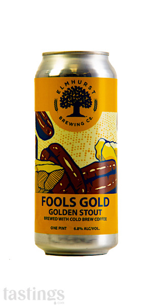 Elmhurst Brewing Company Fools Gold Golden Stout Cold Brewed Coffee Ale ...