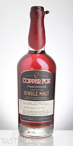 Copper Fox Peachwood American Single Malt Whisky USA Spirits Review ...