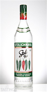 Stolichnaya Jalapeno Flavored Hot Vodka Latvia Spirits Review | Tastings