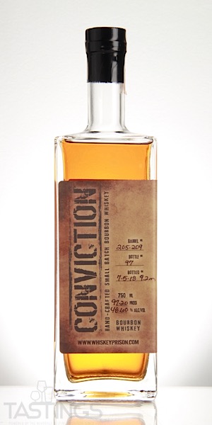 Conviction Small Batch Bourbon Whiskey USA Spirits Review | Tastings