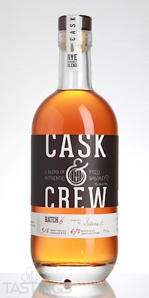 Cask and Crew Straight Rye Whiskey USA Spirits Review | Tastings