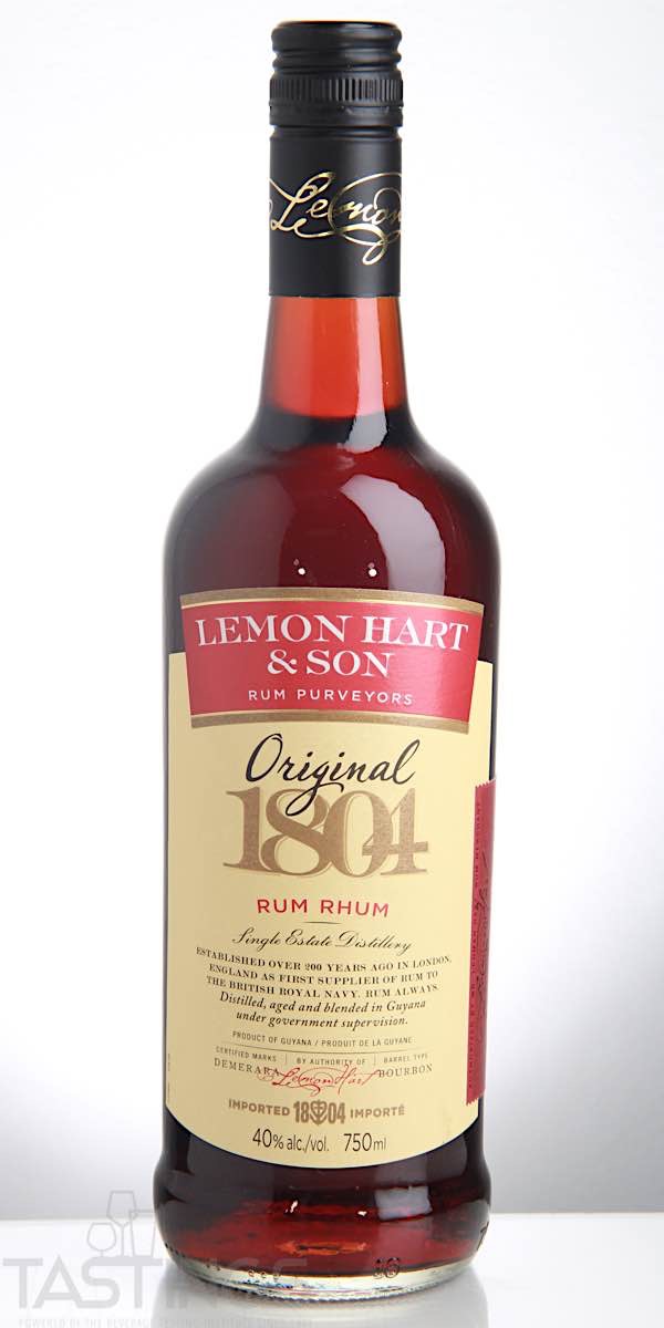Lemon Hart Original 1804 Rum Guyana Spirits Review | Tastings