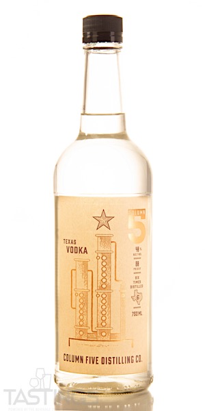 Column 5 Texas Vodka USA Spirits Review | Tastings