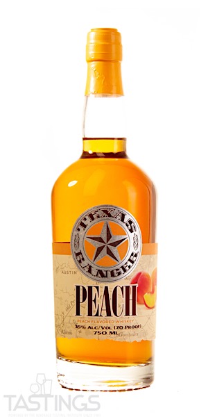 Texas Ranger Peach Flavored Whiskey USA Spirits Review | Tastings