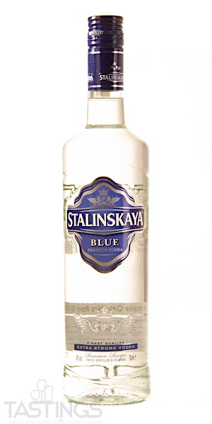 Stalinskaya Blue Extra Strong Vodka Romania Spirits Review | Tastings