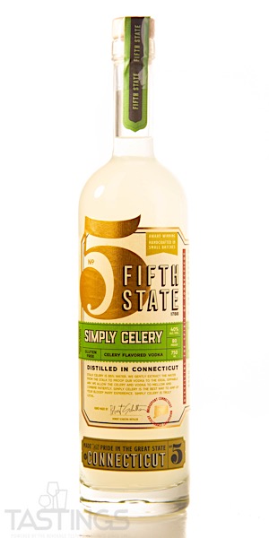 Fifth State Simply Celery Vodka USA Spirits Review | Tastings