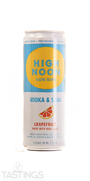High Noon Sun Sips Grapefruit RTD US RTD Review | Tastings
