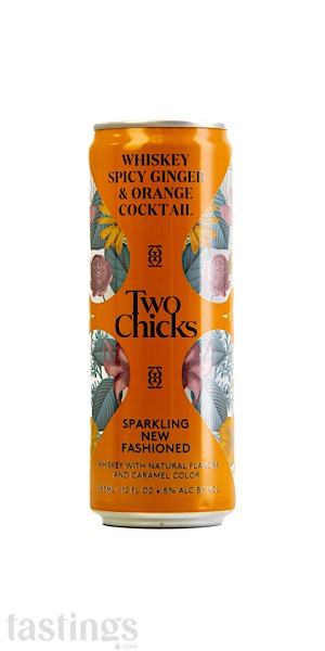Two Chicks Cocktails Sparkling New Fashioned RTD Canada RTD Review ...