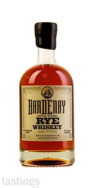 Bardenay Bottled In Bond Rye Whiskey USA Spirits Review | Tastings