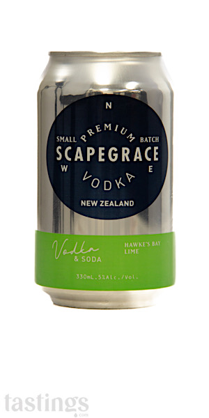 Scapegrace Vodka Soda With Hawkes Bay Lime Rtd New Zealand RTD Review ...