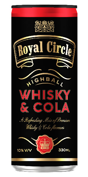 Royal Circle Highball Whisky and Cola Ready To Drink Cocktail India RTD ...