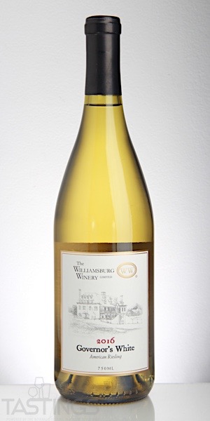 Williamsburg Winery 2016 Governors White Riesling American USA Wine ...