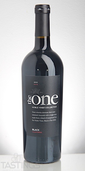 Noble Vines 2015 The One Black Red Blend California USA Wine Review ...