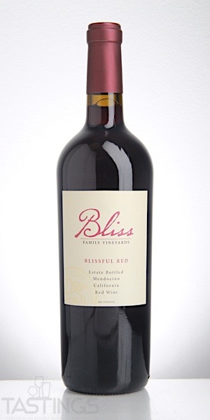 Bliss Family Vineyards Blissful Red Mendocino USA Wine Review | Tastings