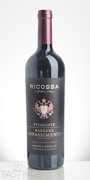 Ricossa 2015 Appassimento Barbera Piemonte DOC Italy Wine Review | Tastings