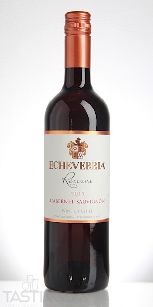 Echeverria 2017 Reserva Cabernet Sauvignon Curico Valley Chile Wine ...