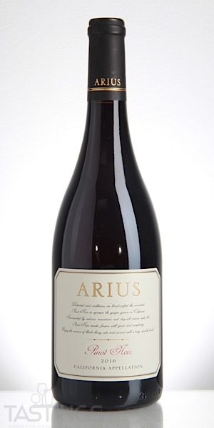Arius 2016 Pinot Noir California USA Wine Review | Tastings