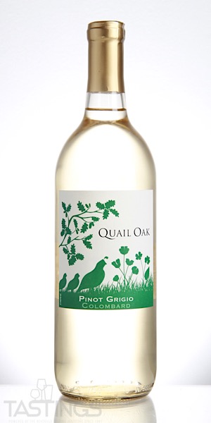 Quail Oak NV Pinot Grigio Colombard California USA Wine Review | Tastings