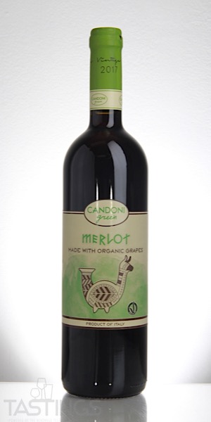Candoni 2017 Organic Merlot Tre Venezie Italy Wine Review | Tastings