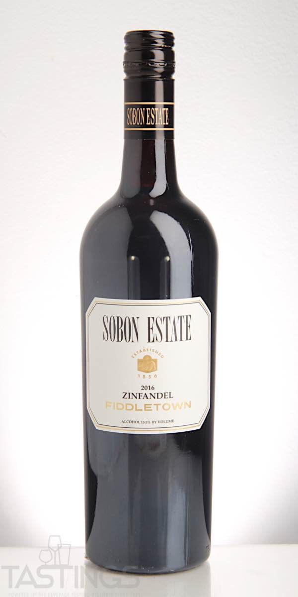 Sobon Estate 2016 Zinfandel Fiddletown USA Wine Review | Tastings