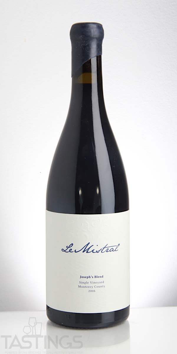 Le Mistral 2016 Josephs Blend Single Vineyard Red Monterey County USA ...
