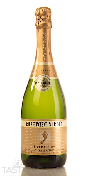 Barefoot Bubbly NV Extra Dry Sparkling California USA Wine Review | Tastings