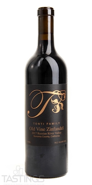 Tonti Family Wines 2017 Old Vine Zinfandel Russian River Valley USA ...