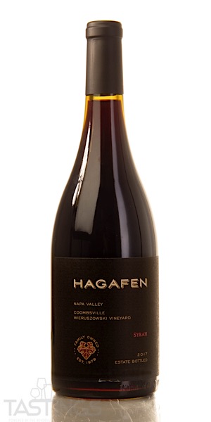 Hagafen 2017 Wieruszowski Vineyard Estate Bottled Syrah Coombsville ...