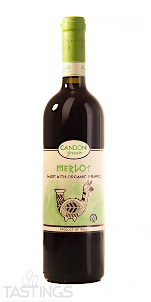 Candoni 2018 Organic Merlot Tre Venezie Italy Wine Review | Tastings