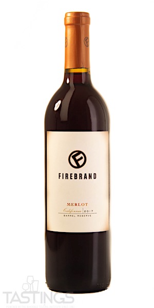 Firebrand 2017 Barrel Reserve Merlot California USA Wine Review | Tastings