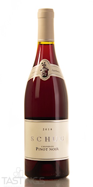 Schug 2018 Pinot Noir Carneros USA Wine Review | Tastings