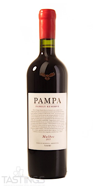 Pampa 2015 Family Reserve Malbec Mendoza Argentina Wine Review | Tastings