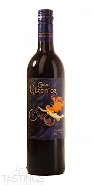 Cycles Gladiator 2018 Merlot California USA Wine Review | Tastings