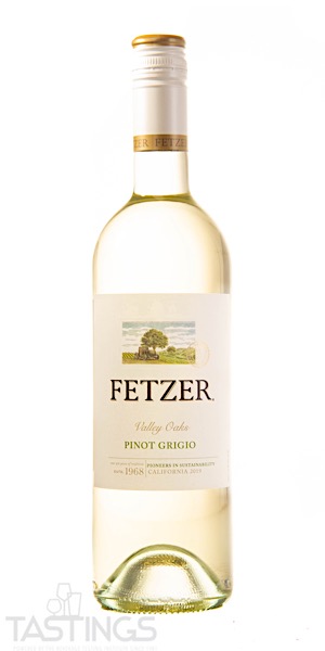 Fetzer 2019 Pinot Grigio California USA Wine Review | Tastings