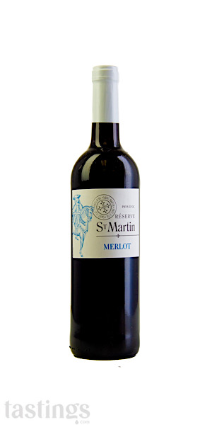 Reserve Saint Martin 2020 Merlot Pays Doc Igp France Wine Review | Tastings